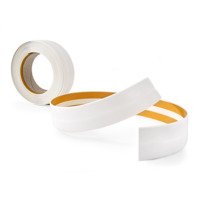 Plastikiniai apdailos kampai balti, (PVC) 25x25 mm; 5-25 m ...